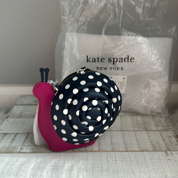 kate spade | Accessories | Nwt Kate Spade Scarlett Snail Coin Purse ...